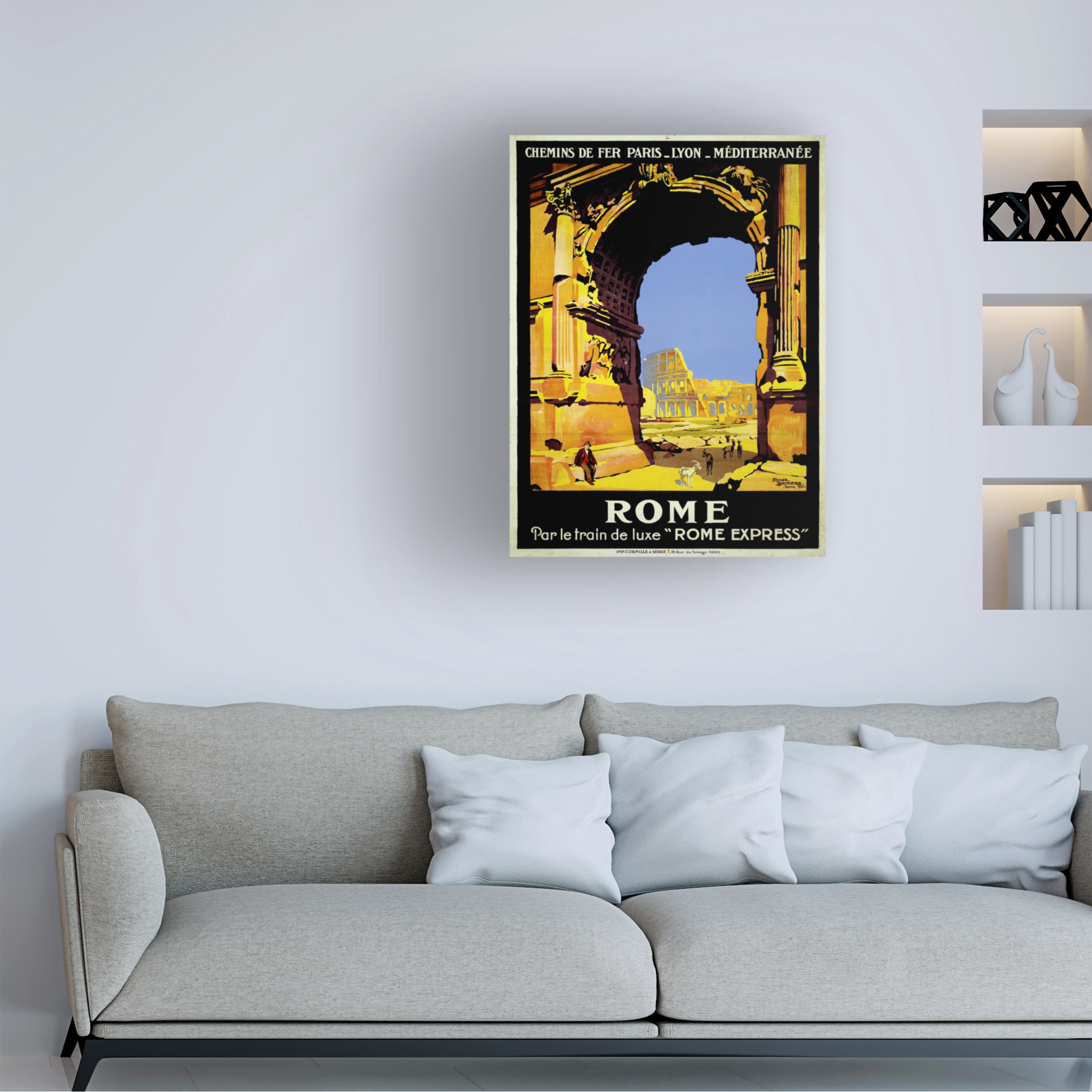 Trinx Rome Express Rome Par Le Train De Luxe On Canvas by Print Collection Print - Wayfair Canada